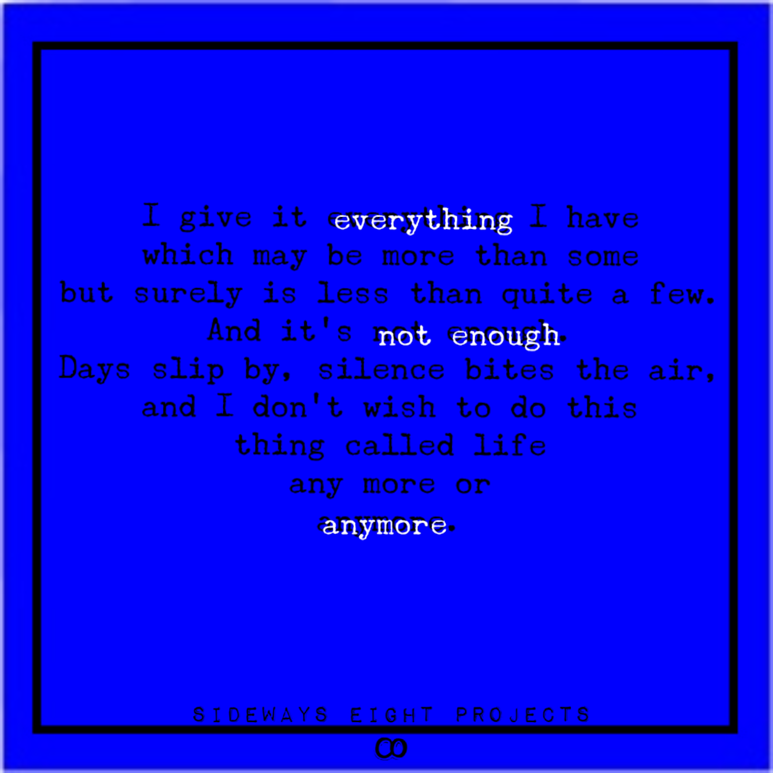 Feeling a Deeper Shade of Blue | SIDEWAYS EIGHT PROJECTS